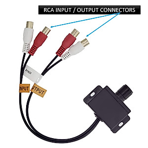 Xtenzi Amplifier Universal Bass Volume Knob Line Level Control Remote XTBR9-LC1