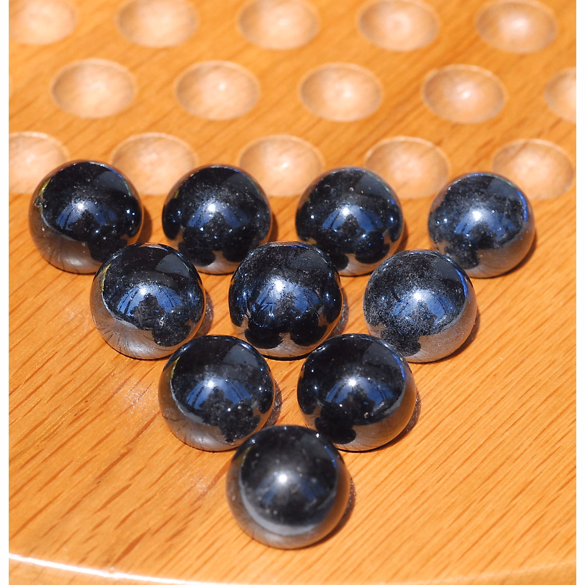 WE Games Replacement Glass Marbles for Chinese Checkers (60 Count) - Colored Marbles for Board Games, Chinese Checkers Marbles Only, Game Pieces