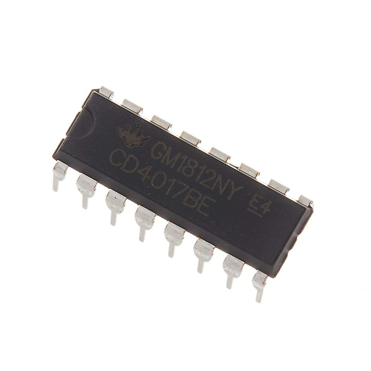 Bridgold 20pcs CD4017 Decimal Counter with Ten decoded outputs Pulse Distributor