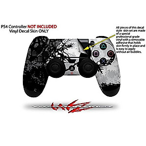 WraptorSkinz Vinyl Decal Skin Compatible with Sony PS4 Controller PlayStation 4 Original Slim and Pro Moon Rise (Controller NOT Included)