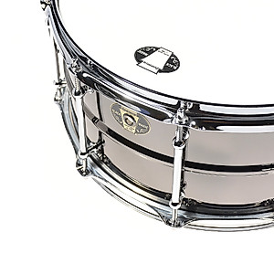 Ludwig LU6514C Universal Black Brass Snare Drum 6.5x14"