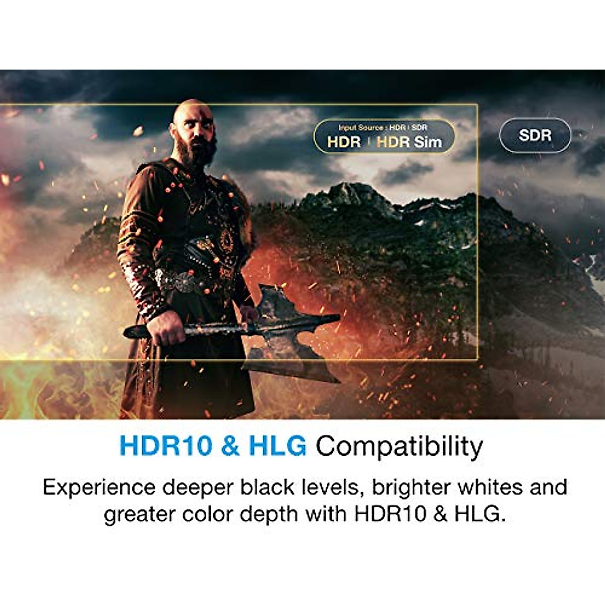 Optoma UHD35 True 4K UHD Gaming Projector | 3,600 Lumens | 4.2ms Response Time at 1080p with Enhanced Gaming Mode | 240Hz Refresh Rate | HDR10 & HLG