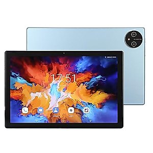 ICRPSTU 10.1 Inch Tablet, 100‑240V 5G WiFi 8800mAh 4G LTE 2 in 1 Tablet MT6755 Octa Core for Entertainment (US Plug)