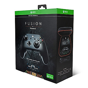 PowerA Fusion Pro Wired Controller for Xbox One - Black (Renewed)