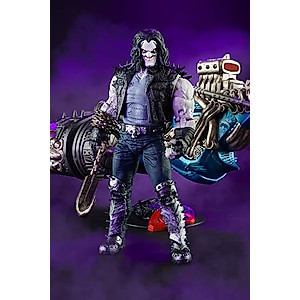 McFarlane Toys - DC Multiverse Lobo & Spacehog (Justice League of America) - 7in Scale Action Figure with Vehicle, Gold Label, Amazon Exclusive