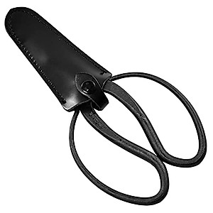 KAKURI Okubo Shears 7" (180 mm) Bonsai Scissors, Flower Arranging Scissors, Japanese Carbon Steel Professional Garden Tool, Black, Made in JAPAN