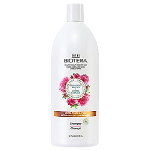 Biotera Ultra Thick & Full Volumizing Shampoo | Increases Volume to Fine, Limp Hair | Microbiome Friendly | Vegan & Cruelty Free | Paraben Free | Color-Safe | 32 Fl Oz