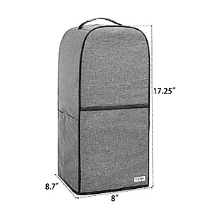 Luxja Blender Cover Compatible with Vitamix 64 oz. Low-Profile Blender, Gray