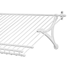 ClosetMaid 6713 Shoe Support Bracket, White 4 ft