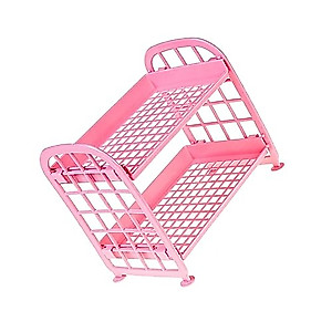 FUNOMOCYA 2pcs Storage Rack Storage Shelf Desktop Organizer Rack Kitchen Draining Shelf Storage Shelves Vegetables Rack Fruit Shelf