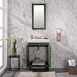 Legion Furniture 24-inch Vogue Green Sink Vanity