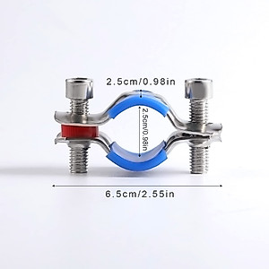 TOYMIS 2PCS Fix Sinking Office Chair, Office Chair Saver for Stop Sinking Solid Stainless Steel Adjustable Height Chair Saver Kit for Supporting The Chair in The Event Of a Cylinder Failure