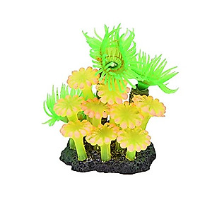 JGQGB Artificial Underwater Coral Aquarium Fish Tank Simulation Decoration Aquarium Backgrounds Plants Water Grass Accessories Home (Color : D, Size : 5.8x9.5cm)