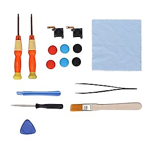 Shanrya Original Replacement Joysticks, Repair Wear Non Slip Joystick Replacement Kit Easy Operation for Switch Controller