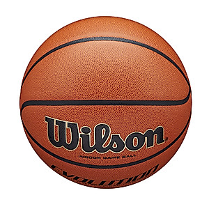 WILSON Evolution Game Basketball - Game Ball, Size 7 - 29.5"