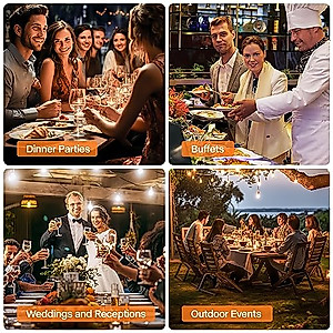 Leacco Buffet Server & Food Warmer, 3 x 2.5Qt Electric Chafing Dish Set, 25 x 14 Warming Tray Stainless Steel for Parties, Catering, Events