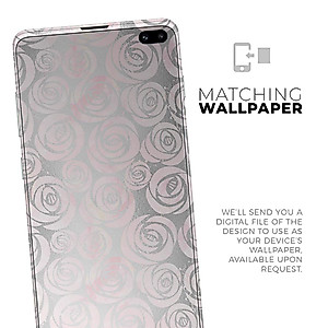 DesignSkinz Karamfila Silver & Pink Marble V15 Protective Vinyl Decal Wrap Skin Cover Compatible with The Samsung Galaxy S20 (Screen Trim & Back Glass Skin)