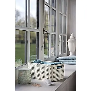 Curver Aspect Rotin Style 205845 Rattan Storage Box Medium Second-Generation Polypropylene