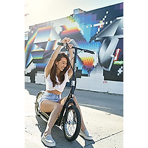 EcoSmart SUP Electric Scooter – 16" Air-Filled Tires, Wide Bamboo Deck, 350w High-Torque Hub-Driven Motor, Up to 15.5 mph & 15.5 Miles Range, Rear-Wheel Drive