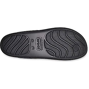 Crocs Women's Splash Flip Flops, Black, 7