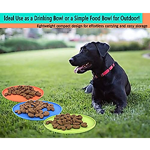 XIGOU Dog Flying Disc, 3 Pack Dog Flyer Dog Toy, Dog Soft Rubber Interactive Lightweight Flying Disc Dog Toy for Small Large Dogs - Floats in Water & Safe on Teeth, 7 inch.