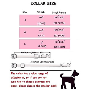 Aecllcea Airtag Holder Dog Collar for Small Medium Large, Airtag Dog Collar Holder Waterproof, Soft Padded Dog Collars with TPU Air Tag Device, Air Tag Dog Collar Waterproof. (S, Pink)