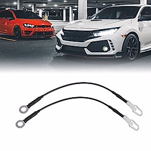 X AUTOHAUX Truck Tailgate Lift Support Cables for Ford for Ranger 1993-2001 2003 2004 2006 2007 2008 2 Pcs