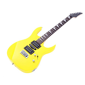 Kcelarec Electric 6 String Guitar for Beginner Starter Complete Kit, with Guitar Bag, Strap, Guitar pick, Amp cord (Yellow)
