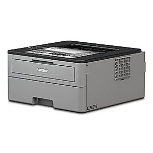 Brother HL-L23 Series Compact Monochrome Laser Printer, Print - Copy - Scan, 26 ppm, 250-sheet, Wireless I Mobile Printing, Duplex Printing, Auto 2-Sided Printing, with MTC Printer Cable