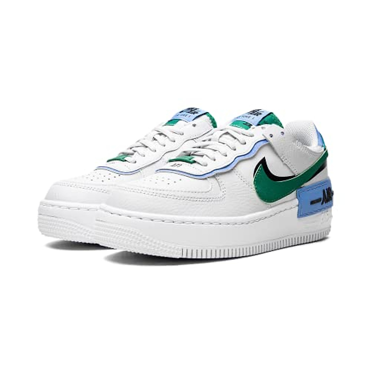 Nike Women's Air Force 1 Shoes, Photon Dust/Malachite-black, 7