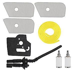 partszen 530150253 Air Filters 3pcs for Husqvarna 124L 125L 128L Trimmer Garden Tool Parts with Fuel Line with Fuel Filter