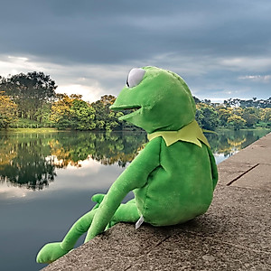 Kermit Frog Hand Puppet, Frog Plush,The Muppets Show, Soft Frog Puppet Doll Suitable for Role Play -Green, 24 Inches