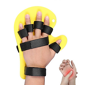 Finger Orthotics Extended Type Fingerboard Stroke Fingerboard Finger Board Hand Fingerboard 2 Colors Finger Training Support[Yellow]
