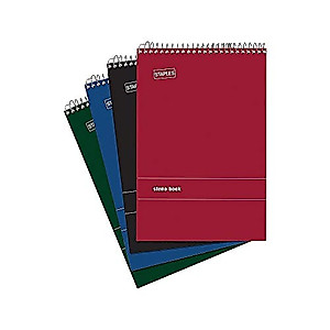 Staples Green Paper Steno Pads, Gregg Ruled, 6" x 9", 12/Pack
