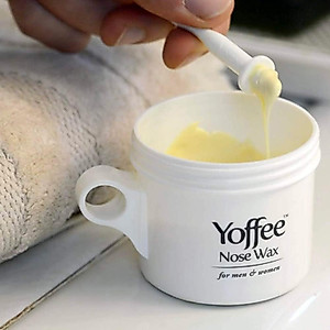 Yoffee Nose Wax Kit - Natural Bio-Beeswax & Aloe Vera Made Nose Waxing Kit for Men & Women - 10 Reusable Nostril Waxing Sticks - Painless Nose Hair Wax Removal - - Paraben & Phthalates Free