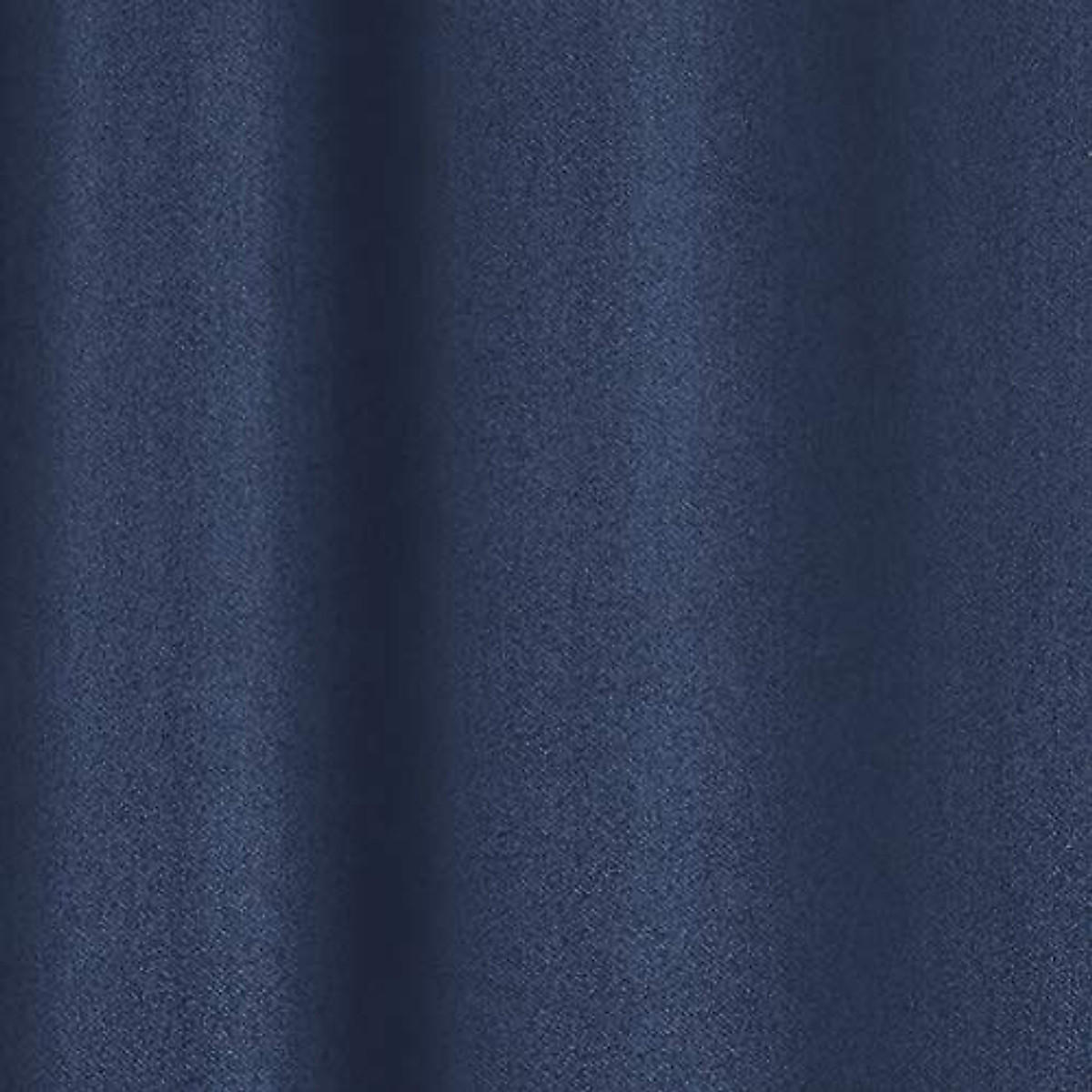Amazon Basics 99% Room Darkening Theatre Grade Heavyweight Window Panel with Grommets and Thermal Insulated, Noise Reducing Liner - 52" x 54", Navy Blue