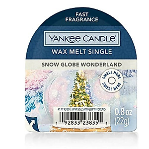 Yankee Candle Snow Globe Wonderland Fast Fragrance .8 oz Tarts Wax Melts Singles