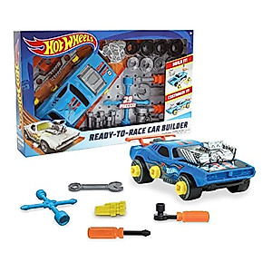 Hot Wheels Ready to Race Car Builder Playset Custom Vehicle Toy Car for Kids