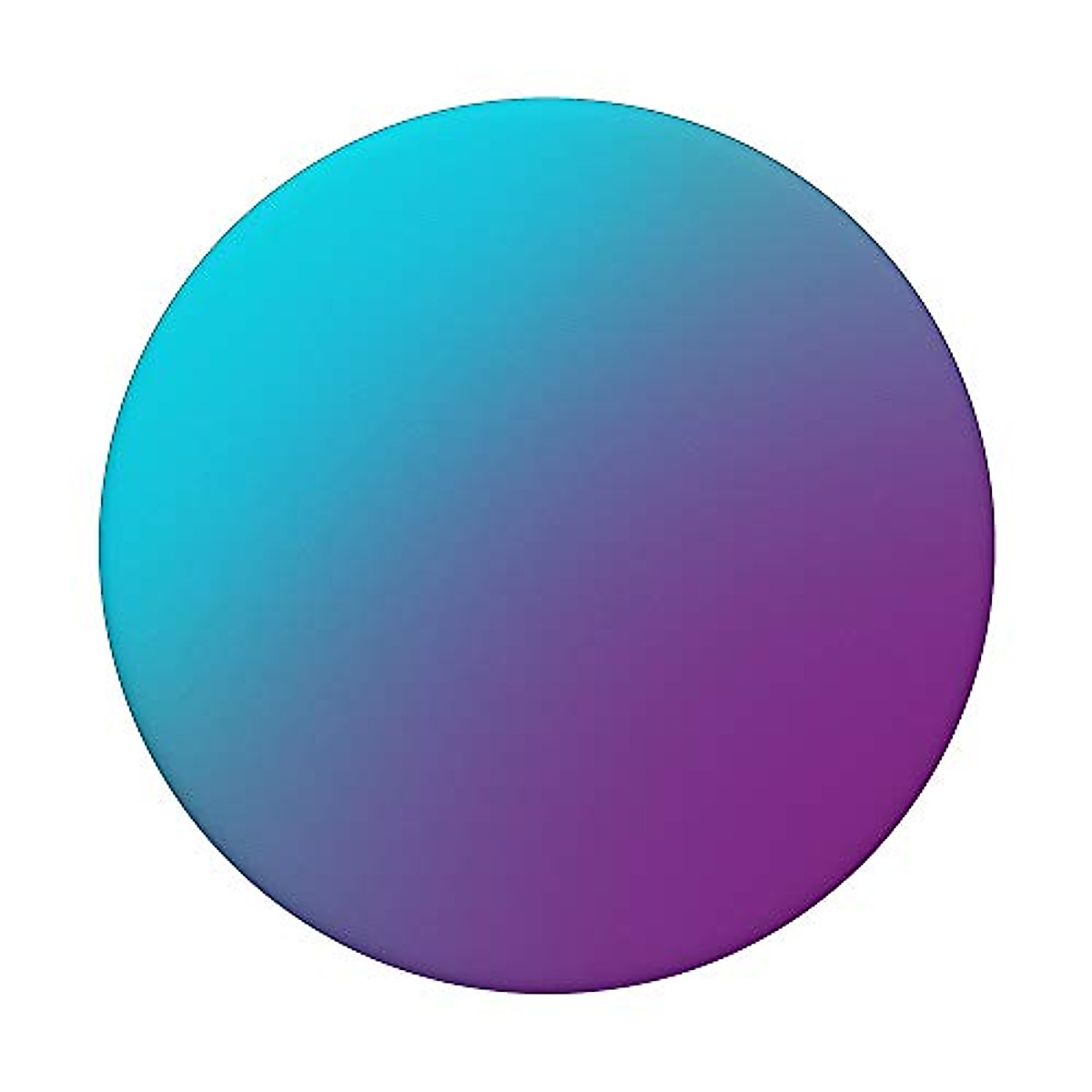 Aqua Teal Blue and Purple Ombre Gradient PopSockets PopGrip: Swappable Grip for Phones & Tablets