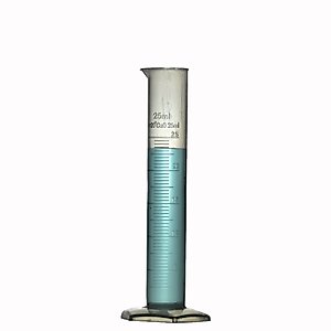 Graduated Measuring Cylinder Polypropylene Plastic (25ml, 1)