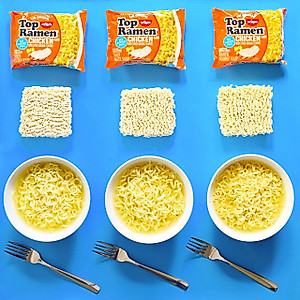 Nissin Top Ramen Noodle Soup, Chicken, 3 Ounce (Pack of 24)