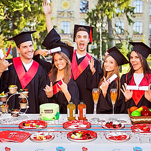 200 Pcs Graduation Nurse Party Decorations Doctor Nurse Week Party Plates Include 9 Inch 7 Inch Paper Disposable Plates Lunch Napkin Medical Birthday Party Tableware Set for Nursing School(Black)