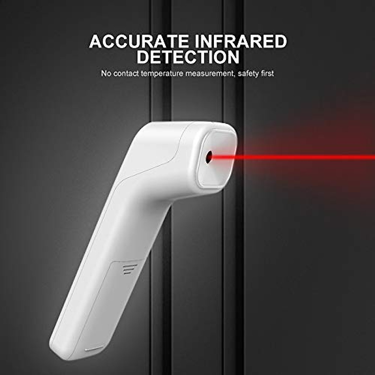 WORUIJIA Forehead Thermometer for Adults，Baby Digital Thermometer with Accurate Instant Readings, Fever Alarm and Memory Function, No Contact Infrared Thermometer for All People, White, WOFKAN004