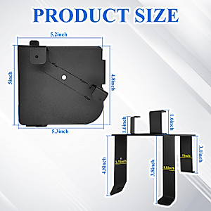 WEHOPE Center Console Support Bracket Compatible with Jeep Cherokee XJ 1997-2001