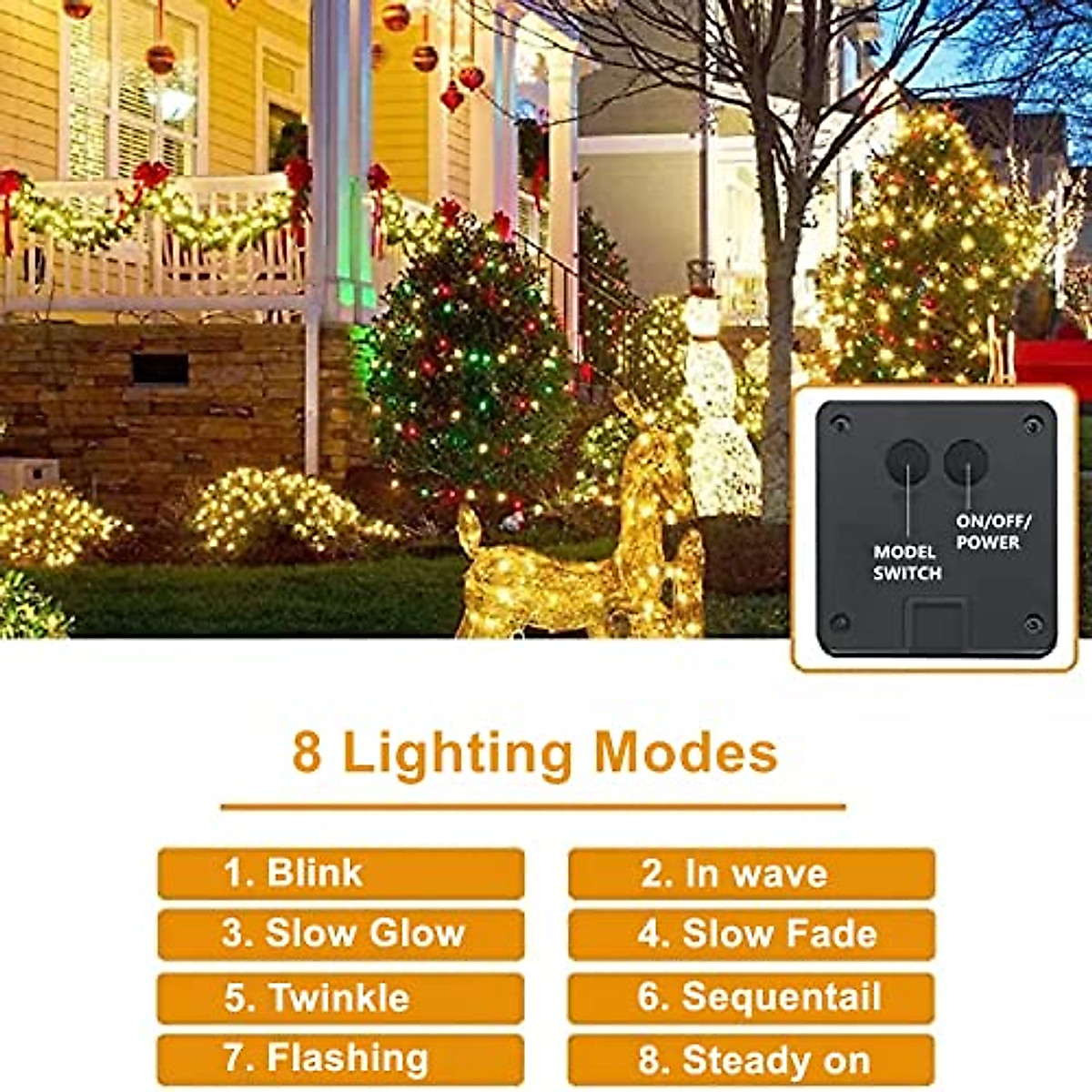 AKFATUP LED String Light for Bedroom, Decorative Lights, Christmas Lights, Holiday Decoration Lights (Solar)