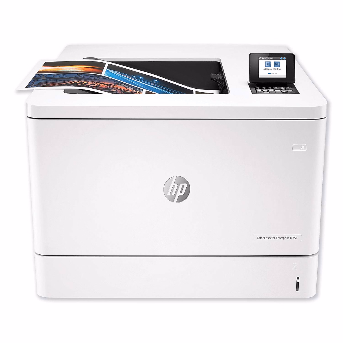 HP Color LaserJet Enterprise M751n Printer with One-Year, Next-Business Day, Onsite Warranty (T3U43A) White