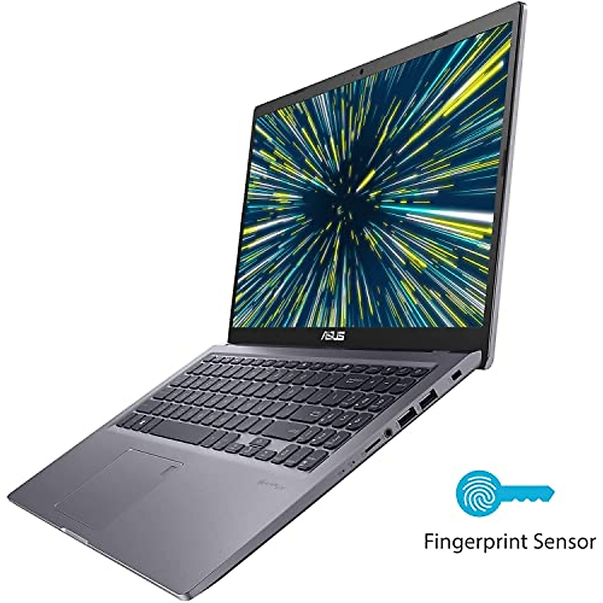 ASUS VivoBook 15 F515 Thin and Light Laptop, 15.6” FHD Display, Intel Core i3-1005G1 Processor, Fingerprint Reader, Backlit Keyboard, Windows 10 Home, Slate Grey (20GB RAM | 1TB SSD)