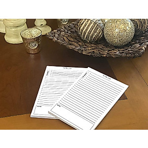 TO DO List Notepads (2 Pack, 50 Pages Each) Planner Pads. ToDo Checklist w/Priority & Note Sections. Organize & Track Projects, Clients or Daily Tasks. 5.5 X 8.5, A5 Sheets. Made in the USA.