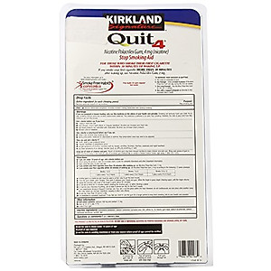 Kirkland Signature Quit Smoking Nicotine Gum, 4 mg (380 Pieces)
