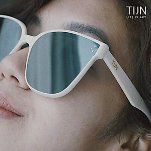 TIJN Sunglasses, Classic Polarized Sunglasses, Oversized Square Sunnies, Dark Shades for Women & Men, 3 Pack